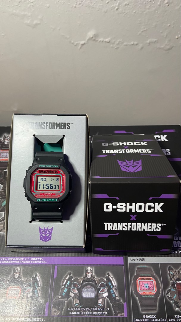 TRANSFORMERS GSHOCK LIMITED EDITION, Men's Fashion, Watches ...