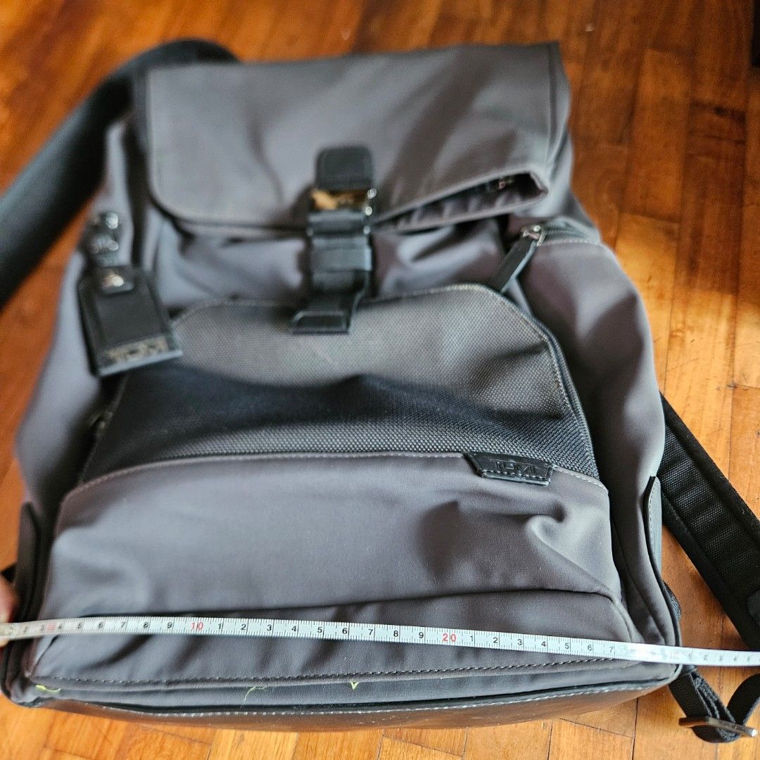 TUMI Harrison Osborn Roll Top Backpack 26.5 l Reflective, Men's Fashion ...