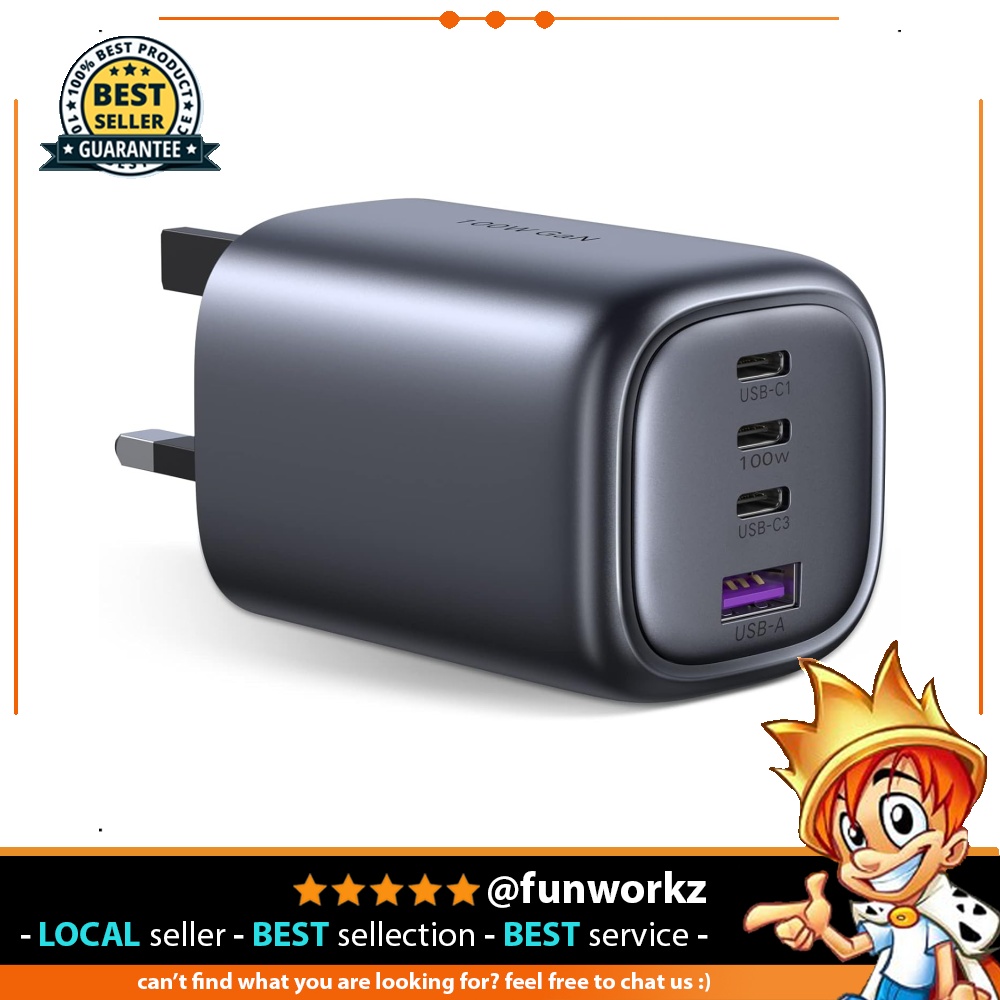 UGREEN Nexode 100W USB C Charger Plug 4-Port GaN Type C Fast Wall Power ...