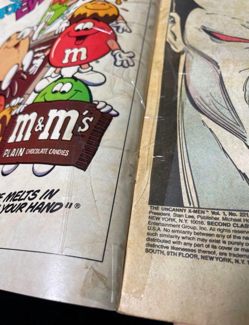 Uncanny X-Men #221 Key Issue 1st appearance of Mister Sinister, Hobbies ...