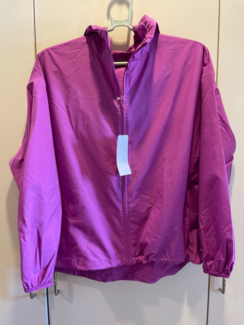 Uniqlo Pink pocketable UV Parka, Women's Fashion, Activewear on Carousell