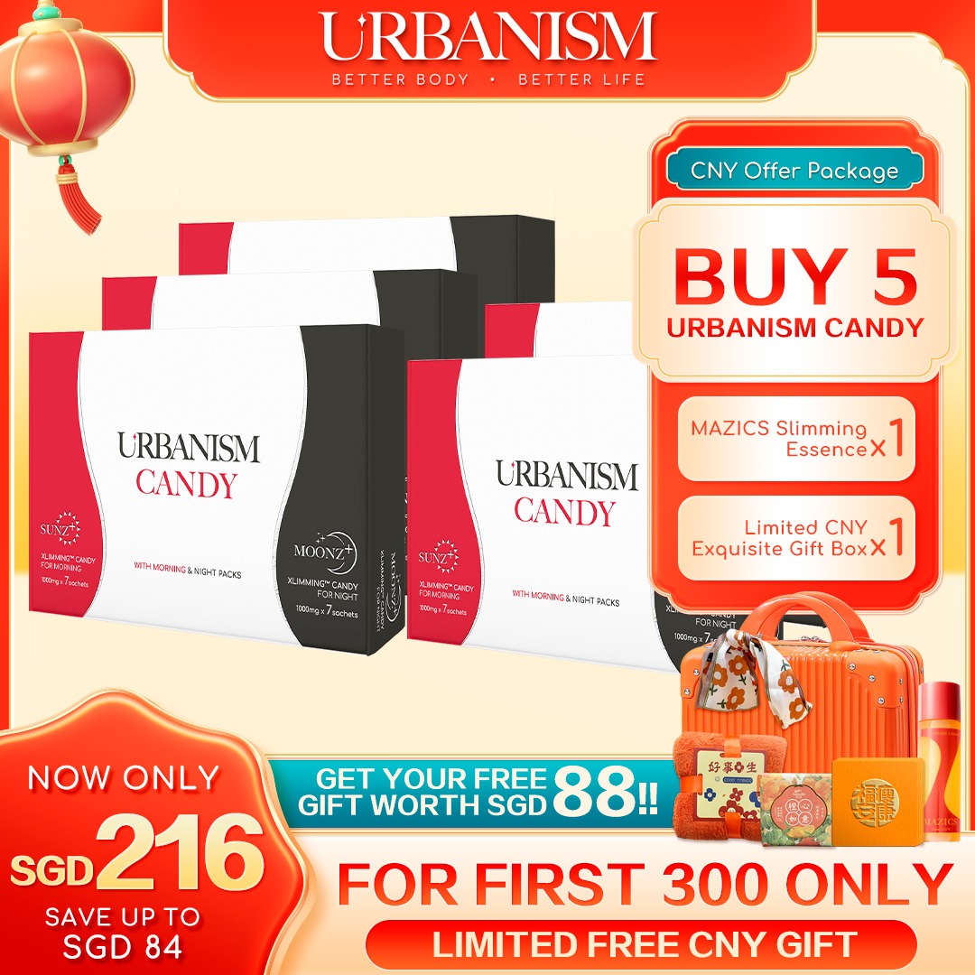 URBANISM 2.0 Slimming Candy CNY Free Gift Detox Burn Fat Upgraded ...