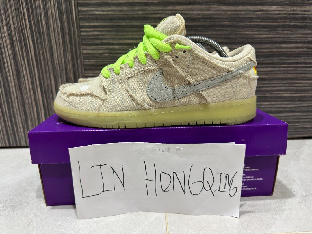 US8.5 Nike SB Dunk Low mummy glow in dark, Men's Fashion, Footwear ...