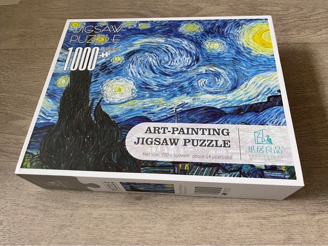 Van Gogh’s The Starry Night puzzle, Hobbies & Toys, Toys & Games on ...