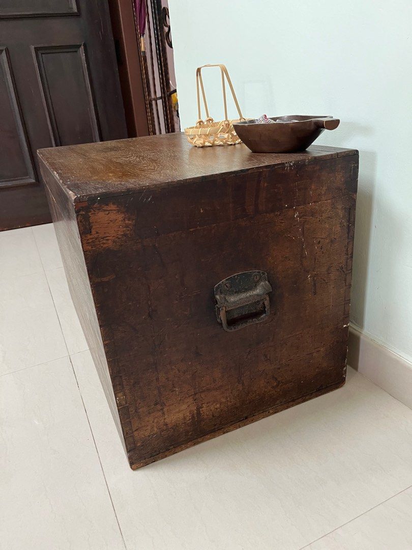 Vintage chest box, Furniture & Home Living, Furniture, Other Home ...
