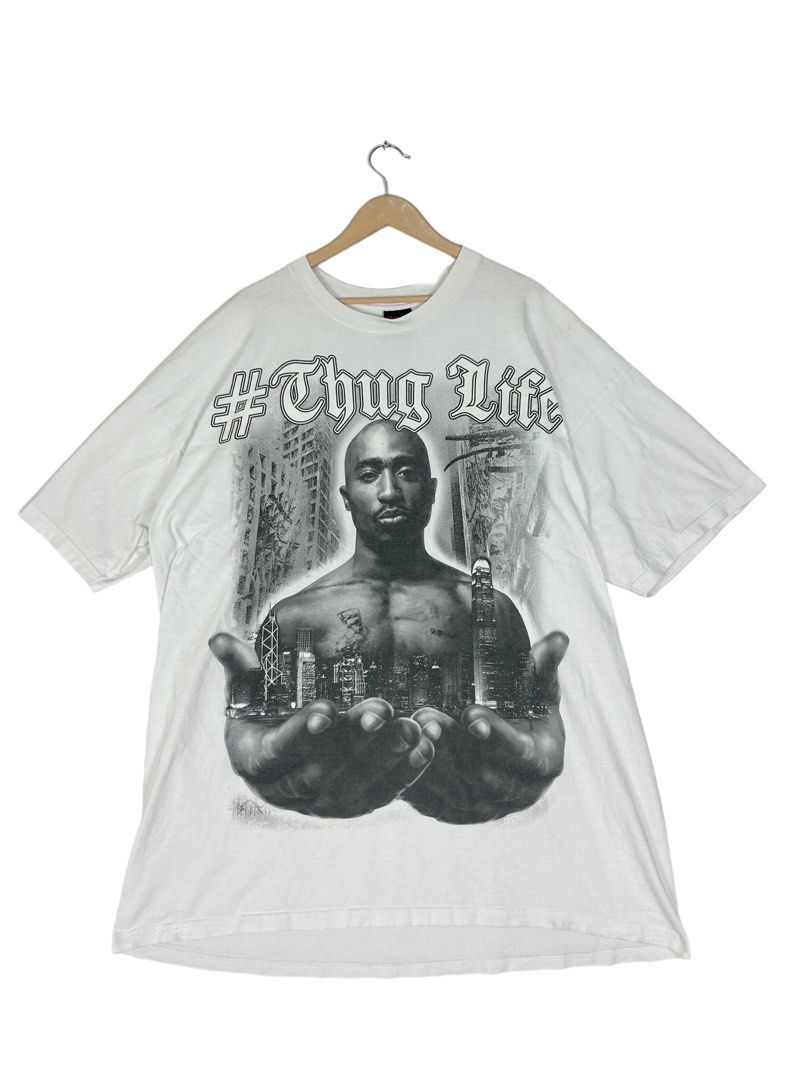 Vintage Y2K Raptees / Thug Life Tupac Shakur / Big Print Oversized T ...