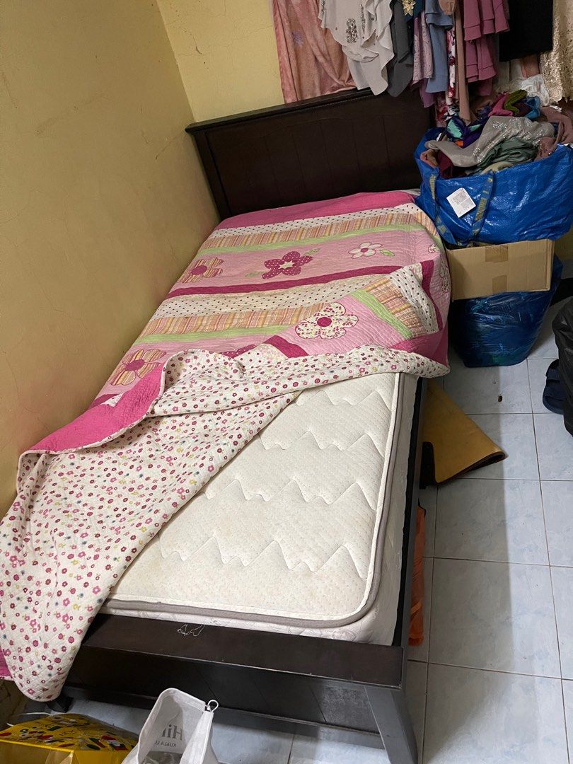 Vono bed and bed frame, Furniture & Home Living, Furniture, Bed Frames ...