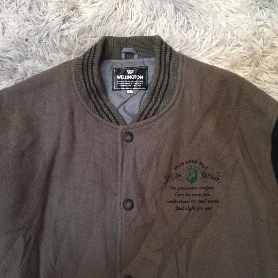 Wellington wool varsity jackety, Men's Fashion, Coats, Jackets and ...