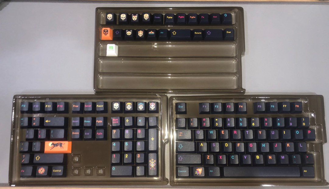 YQ Mictlan keycaps GMK clones (NO arrow keys), Computers & Tech, Parts ...