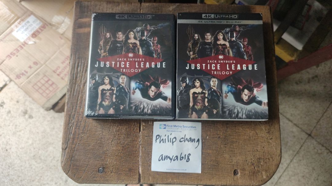 Zack Snyder's Justice League Trilogy (DigiPack / 4K Ultra HD + Blu-ray)(slipcase), Hobbies ...