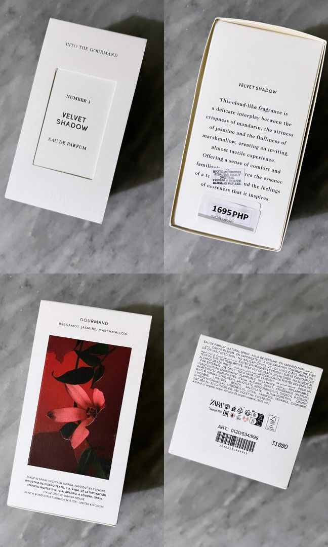 Zara Velvet Shadow, Beauty & Personal Care, Fragrance & Deodorants on ...