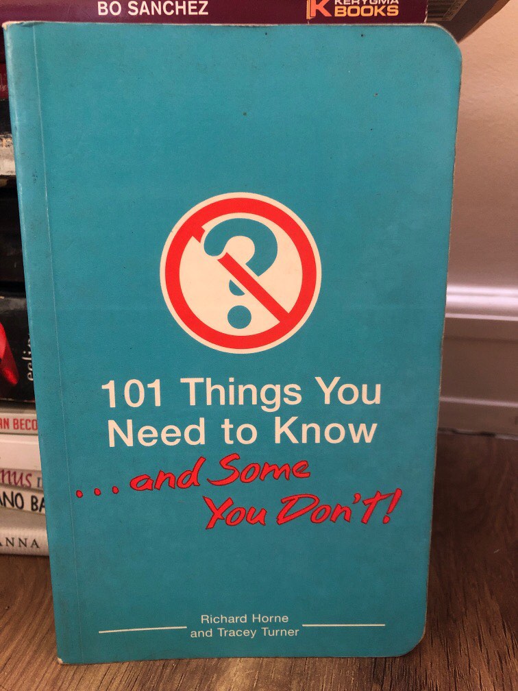 101 Things You Need to Know... and Some You Don't by Richard Home & Tracey Turner, Hobbies ...