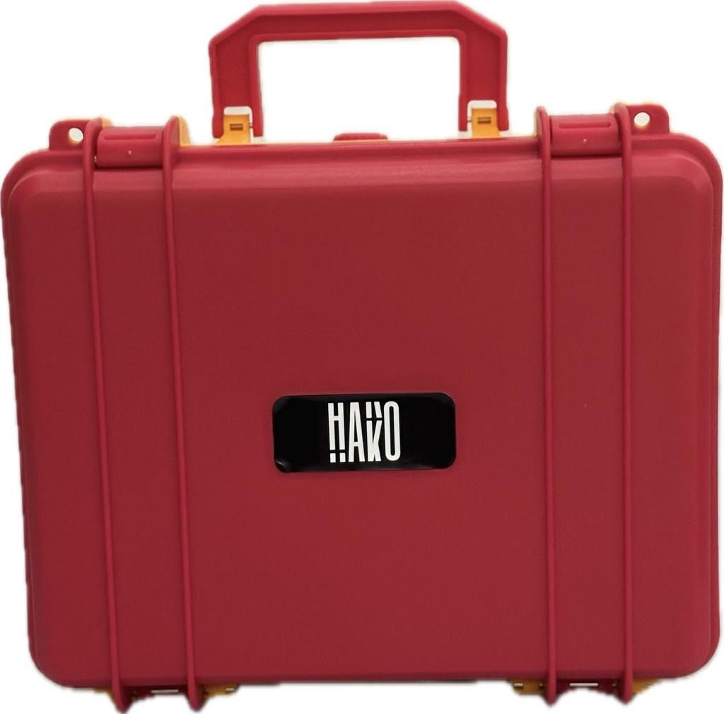 10 SLOT HEAVY DUTY WATCH HARD CASE / KOTAK / BEKAS JAM - RED + YELLOW ...