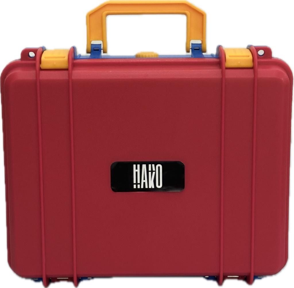 10 SLOT HEAVY DUTY WATCH HARD CASE / KOTAK / BEKAS JAM - RED + BLUE ...