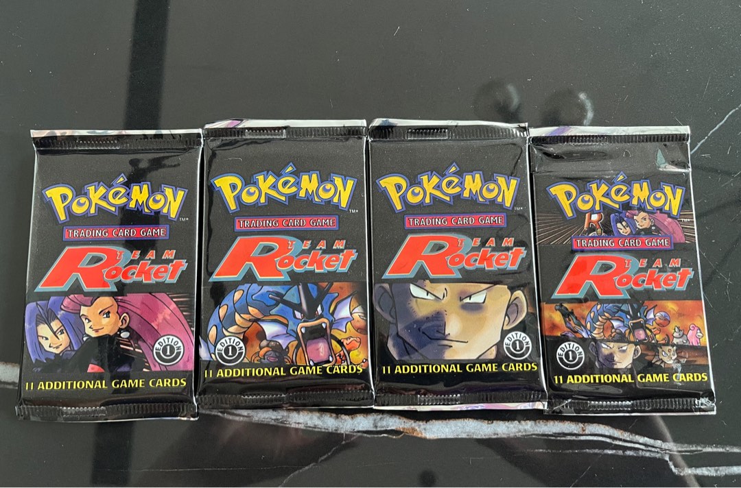 [1st Edition] Pokemon Team Rocket packs, Hobbies & Toys, Toys & Games ...