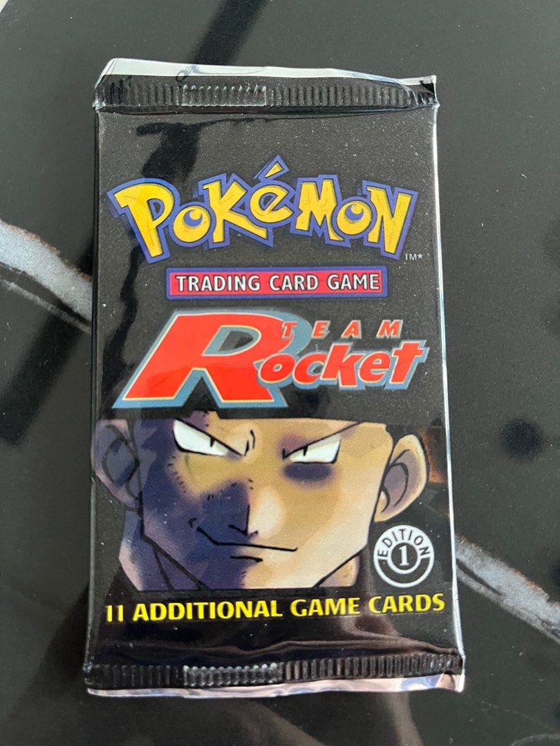 [1st Edition] Pokemon Team Rocket packs, Hobbies & Toys, Toys & Games ...