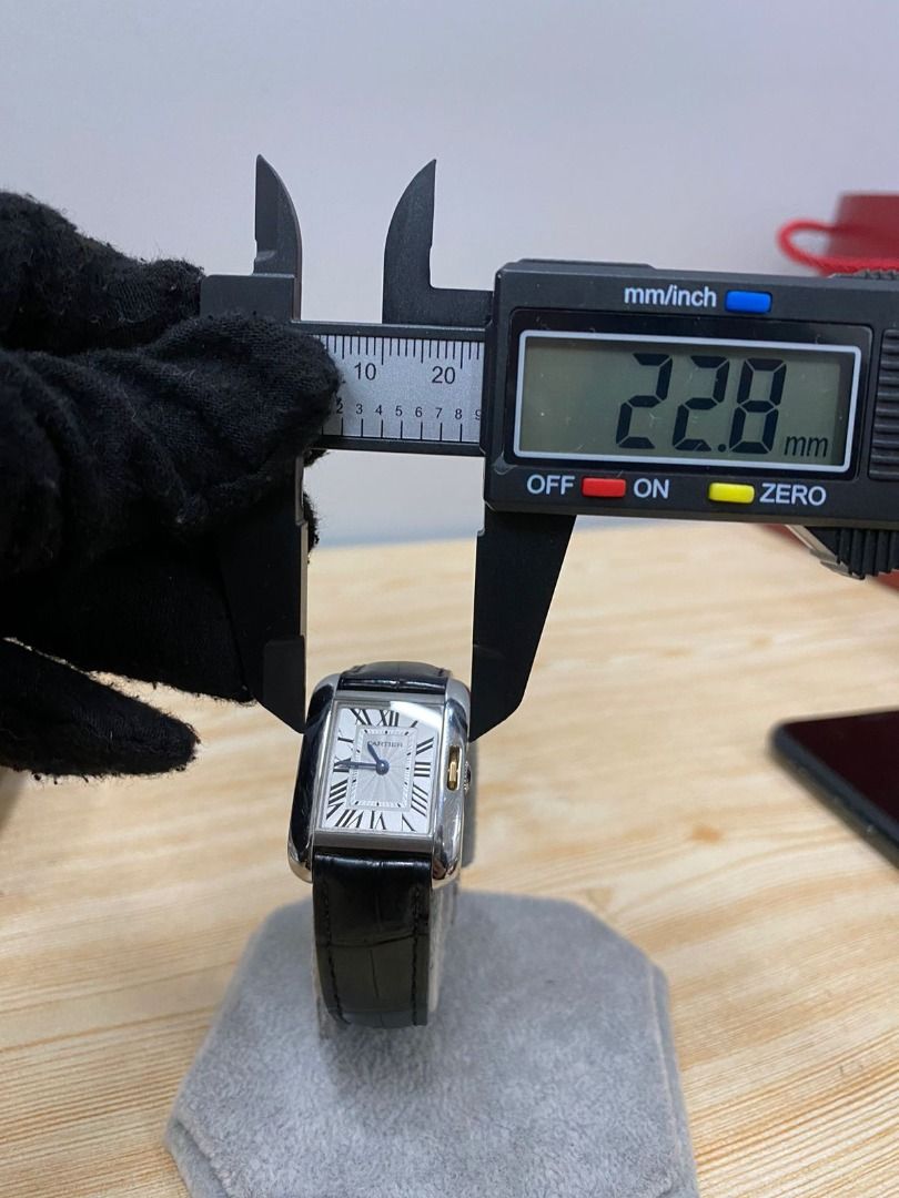 237000087 CARTIER TANK ANGLACE SM 3485, Luxury, Watches on Carousell