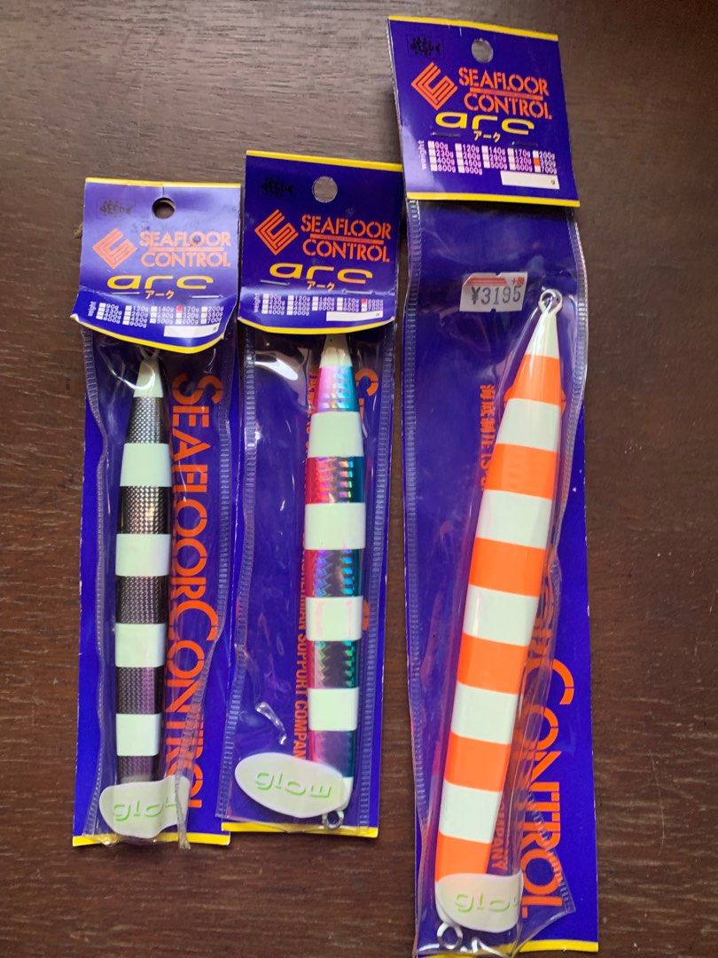 3 new Seafloor Control jigs, Sports Equipment, Fishing on Carousell