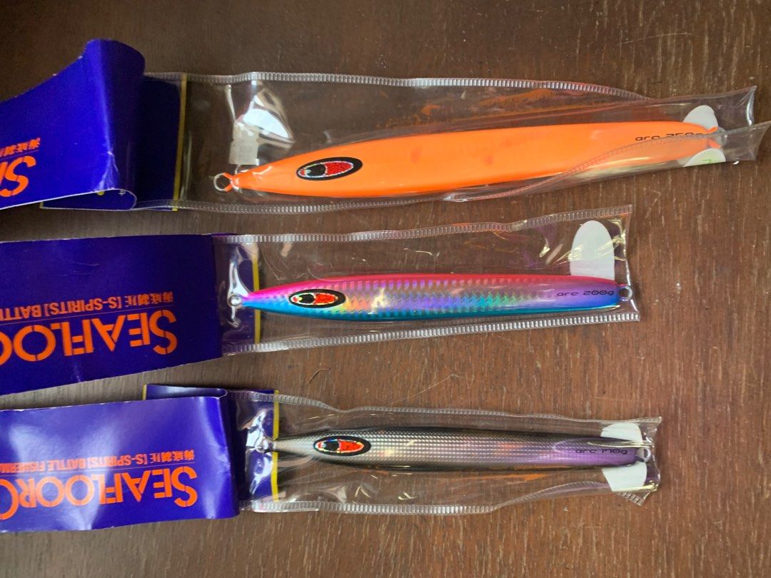 3 new Seafloor Control jigs, Sports Equipment, Fishing on Carousell