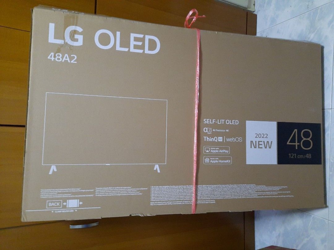 48" LG QLED Empty TV Box With Styrofoam, Furniture & Home Living, Home ...