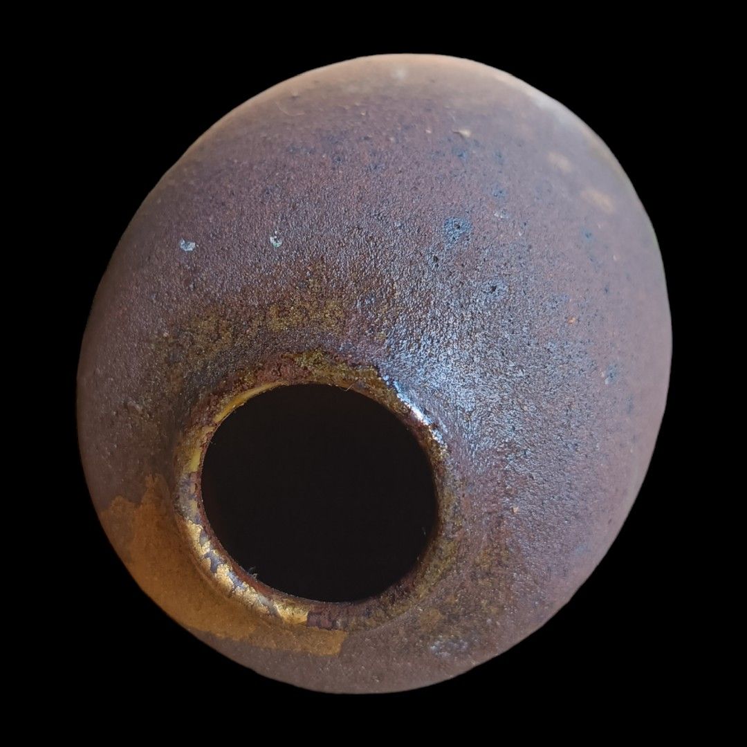 4" Kitamura Takashi Kutani Vase with Gold Leaf Design, Furniture & Home ...