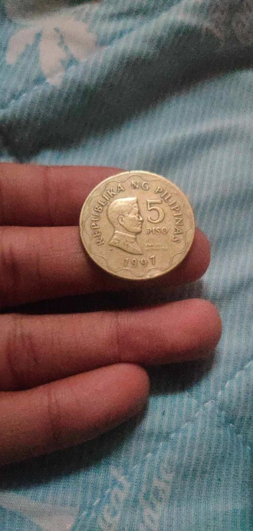 1997 5 PESO COIN (REVERSE) ERROR COIN, Hobbies & Toys, Memorabilia ...