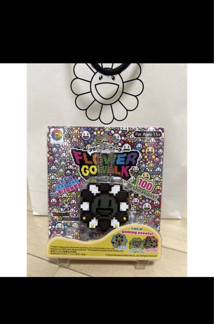 台北村上隆 Flower Go Walk 電子花 遊戲機花花 NFT Takashi Murakami fenom, 電玩遊戲相關, 電玩主機 ...