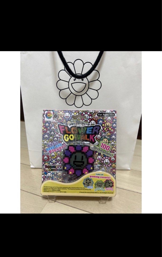 台北村上隆 Flower Go Walk 電子花 遊戲機花花 NFT Takashi Murakami fenom, 電玩遊戲相關, 電玩主機 ...
