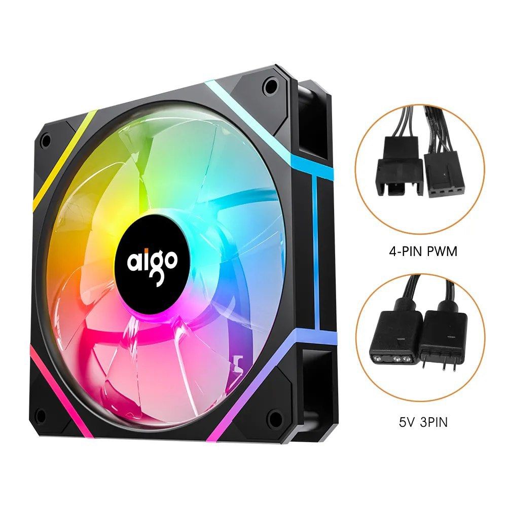 Aigo RGB PC Case Fan 120mm, Computers & Tech, Parts & Accessories ...