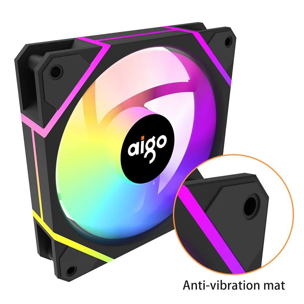 Aigo RGB PC Case Fan 120mm, Computers & Tech, Parts & Accessories ...