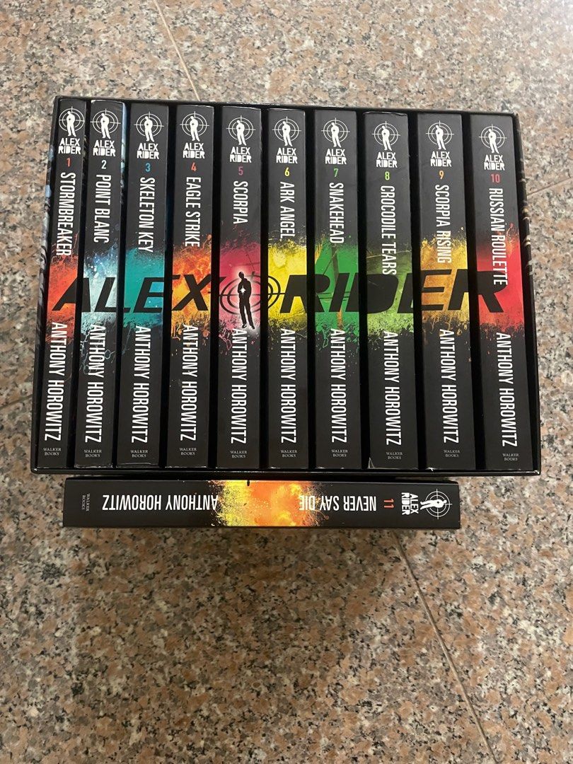 Alex rider book 1-10 series + book 11, Hobbies & Toys, Books ...