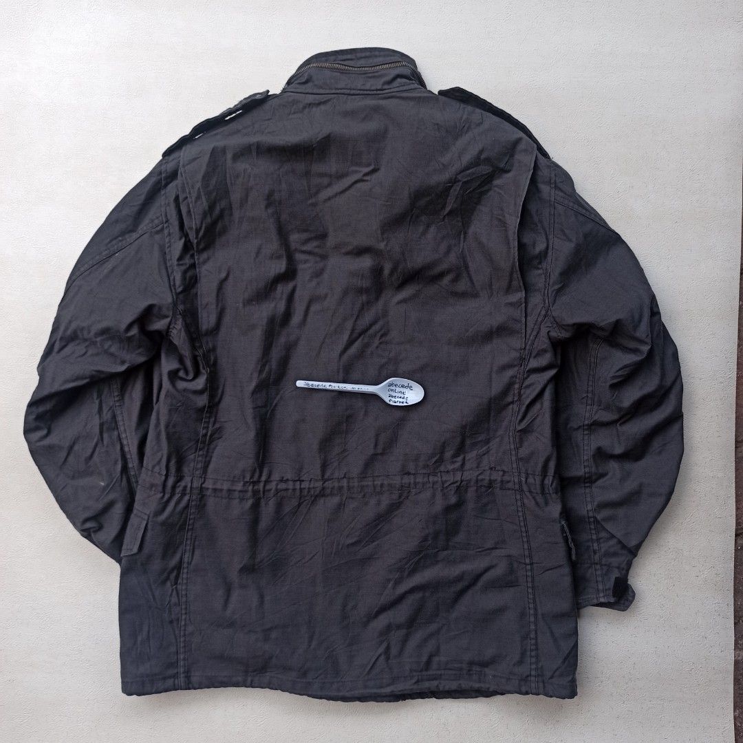 ALPHA INDUSTRIES military field jacket M65 US ARMY size Medium Regular ...