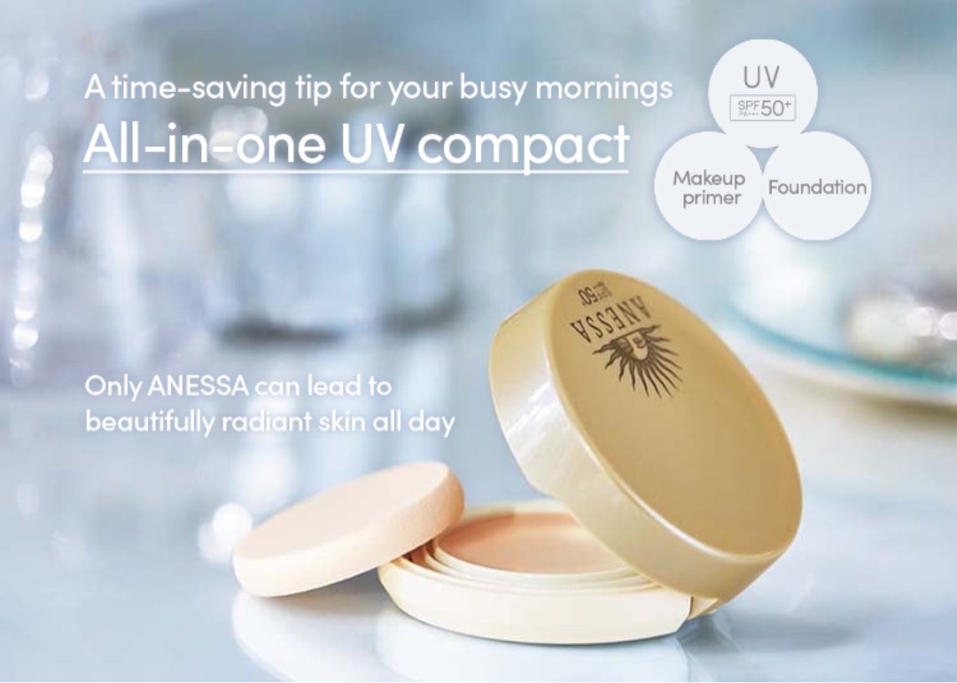 ANESSA All-in-One Beauty Compact Ochre 2, Beauty & Personal Care, Face ...