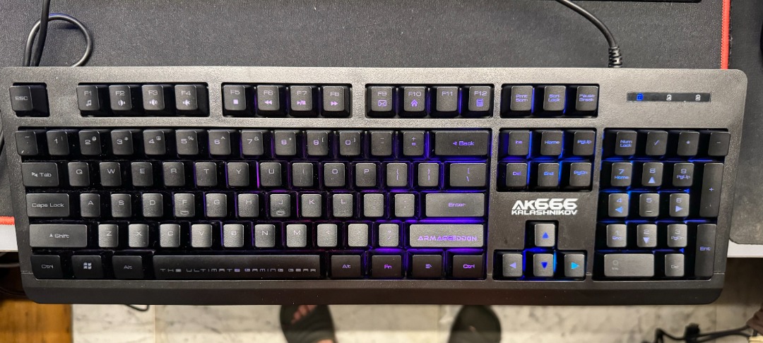 Armaggeddon AK666 Kalashnikov Wired Keyboard, Computers & Tech, Parts ...