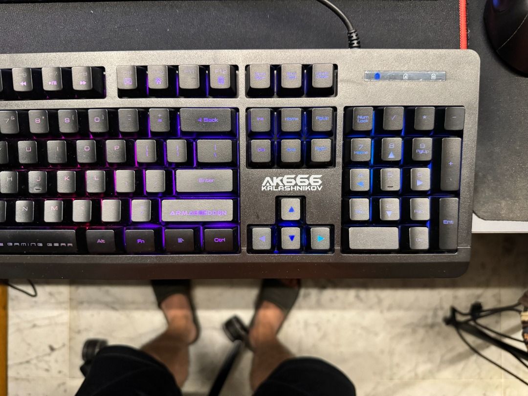 Armaggeddon AK666 Kalashnikov Wired Keyboard, Computers & Tech, Parts ...