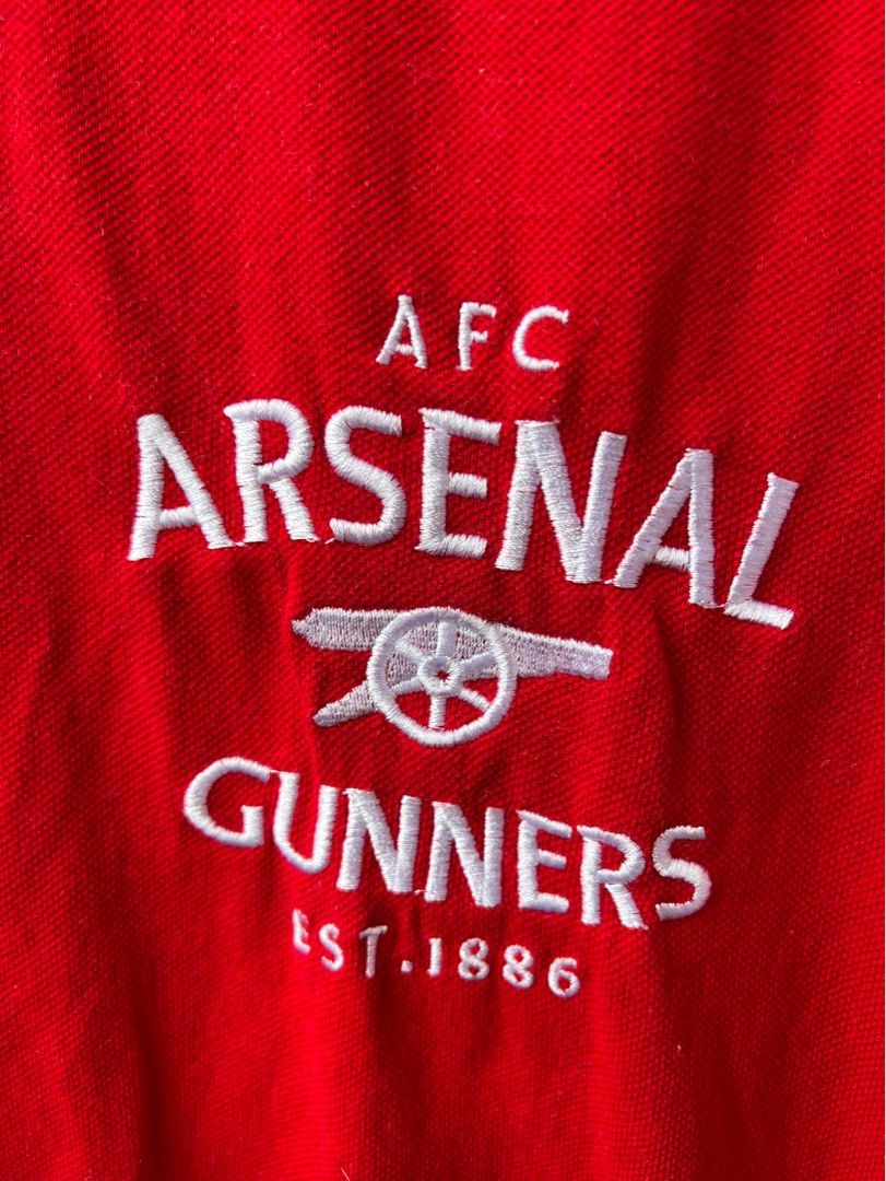 Arsenal AFC Gunners Red Shirt, Men's Fashion, Activewear on Carousell