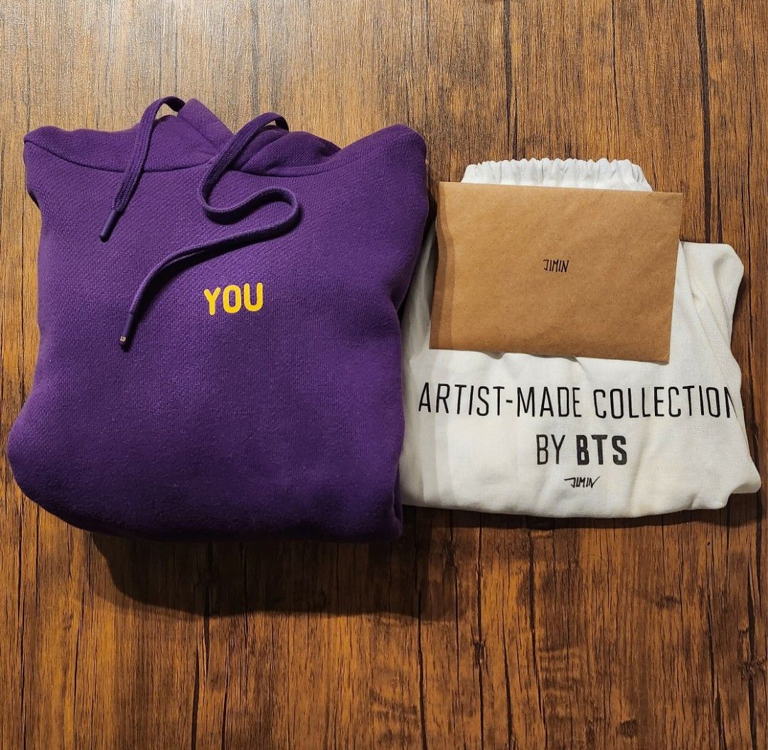 Artist made merch: Jimin with you hoodie in Small, Hobbies & Toys ...