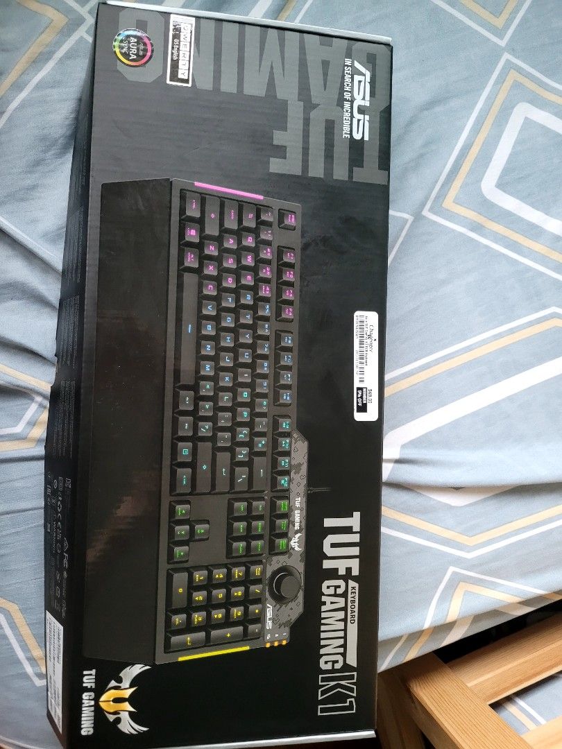 Asus TUF gaming k1 keyboard, Computers & Tech, Parts & Accessories ...