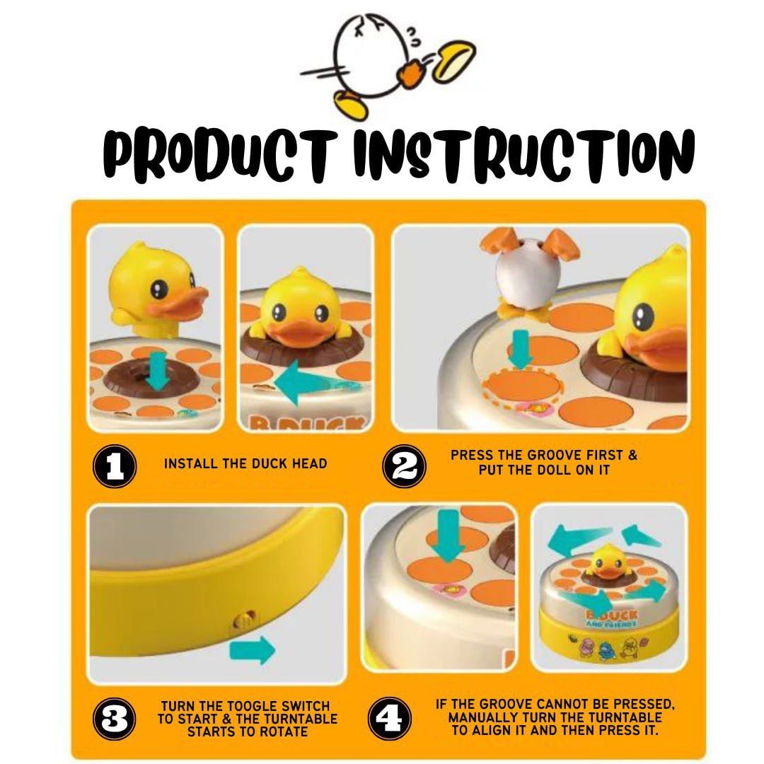 B Duck Bouncing Carousel, Hobbies & Toys, Toys & Games on Carousell