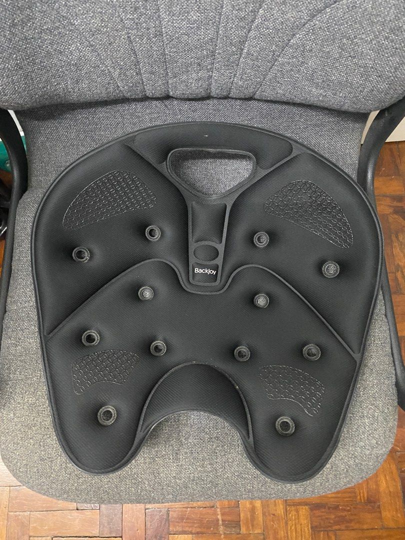 BackJoy SitSmart Core Traction Seat Cushion, Health & Nutrition, Braces, Support & Protection on ...