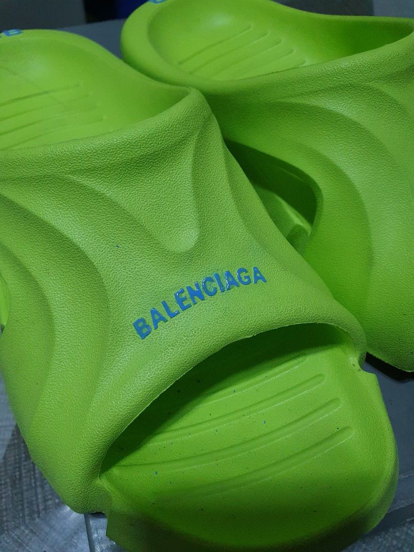 Balenciaga molded slides, Women's Fashion, Footwear, Slippers and ...