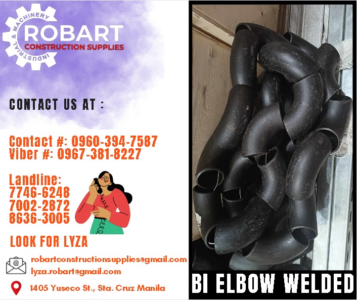 BI Elbow (Welded), Commercial & Industrial, Construction Tools ...