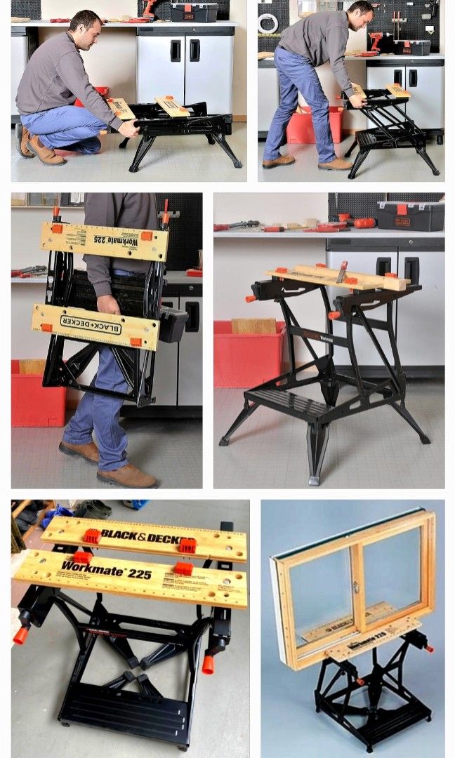 Black & Decker Workmate 225, Furniture & Home Living, Home Improvement ...