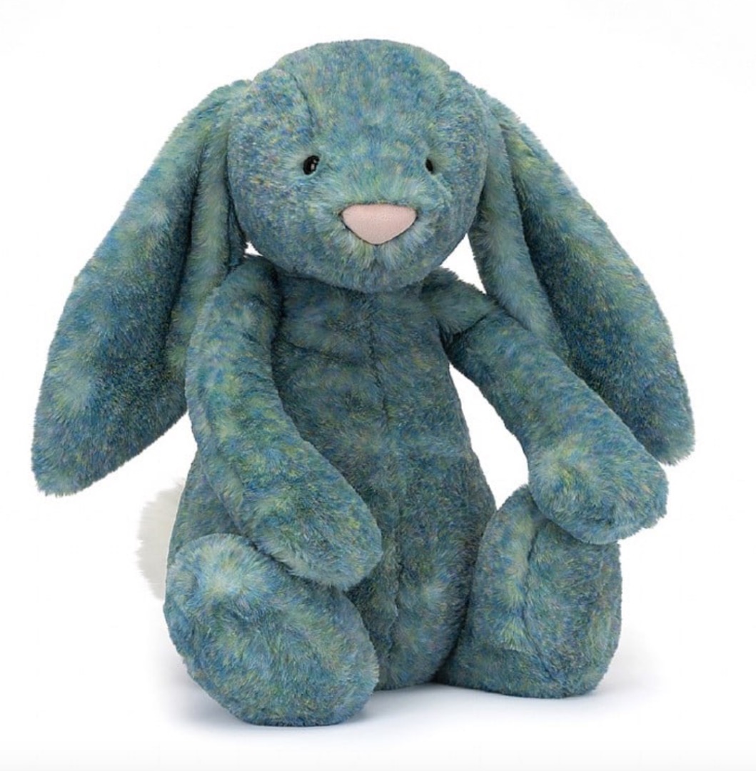 BNWT Jellycat Bashful Luxe Bunny azure huge 51cm, Babies & Kids, Infant Playtime on Carousell