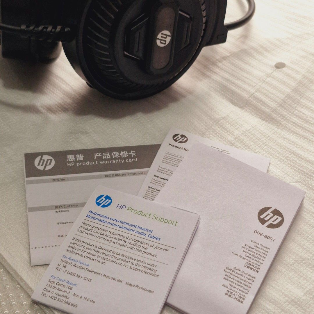 ️BRAND NEW ORIGINAL ️ HP STEREO HEADSET DHE 8001, Audio, Headphones ...