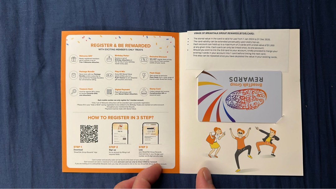 BREADTALK REWARDS CARD, Tickets & Vouchers, Vouchers on Carousell