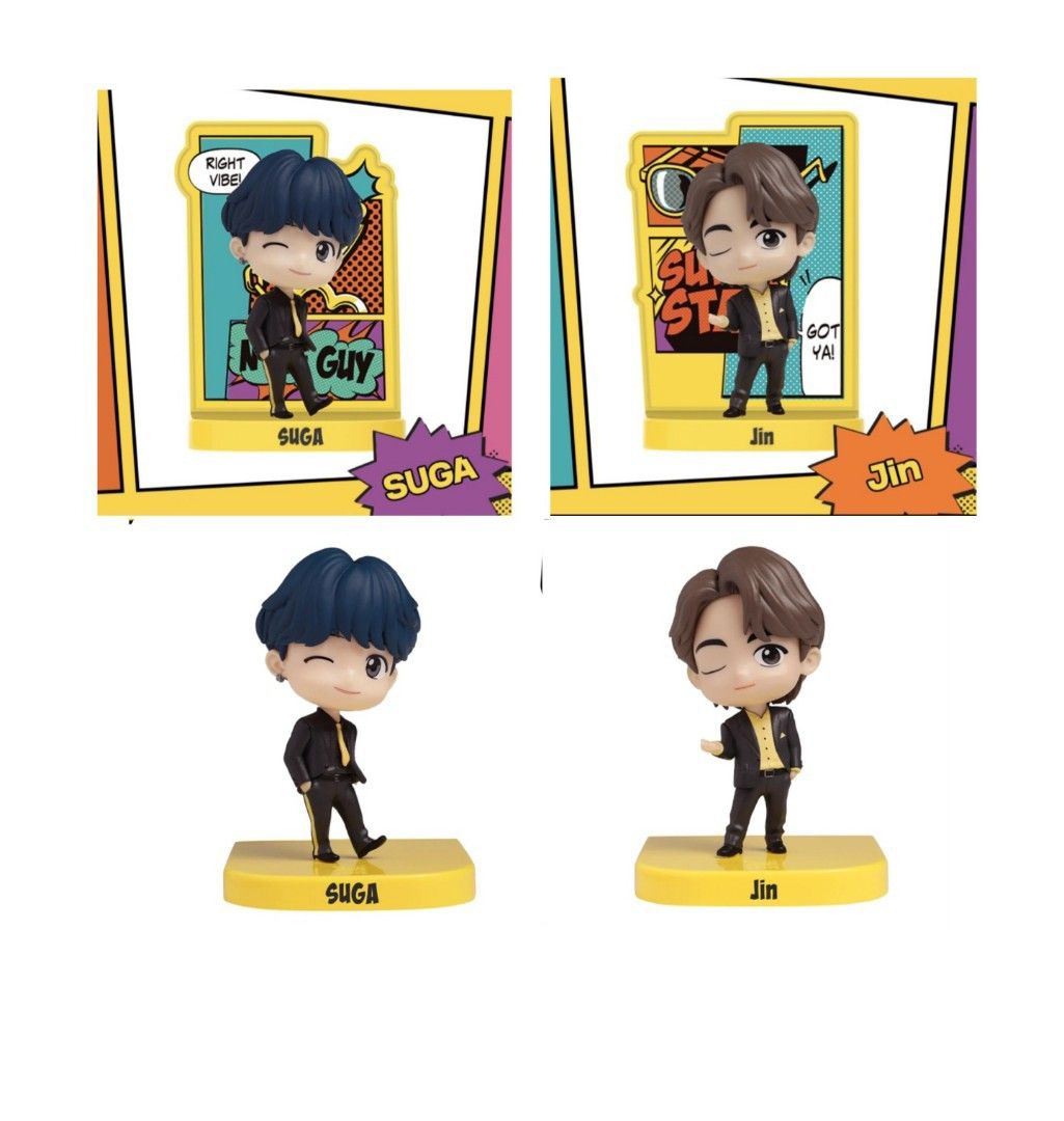 BTS TinyTan SUGA Butter Mini Figure, Hobbies & Toys, Memorabilia & Collectibles, Fan Merchandise ...