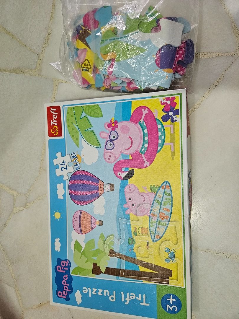 Buy 1 free 1 ( Peppa Pig Puzzle + Peppa pig Playdoh set), Babies & Kids ...