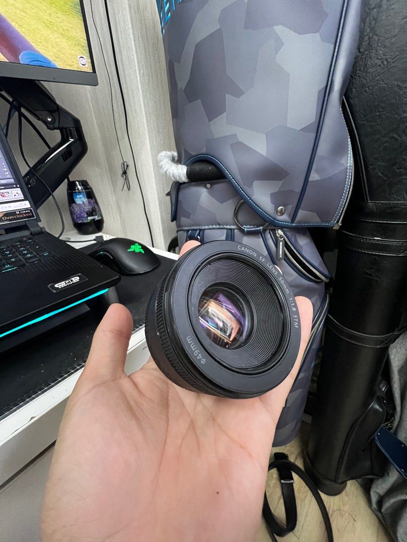 Canon fix lens 50mm f 1.8, Photography, Lens & Kits on Carousell