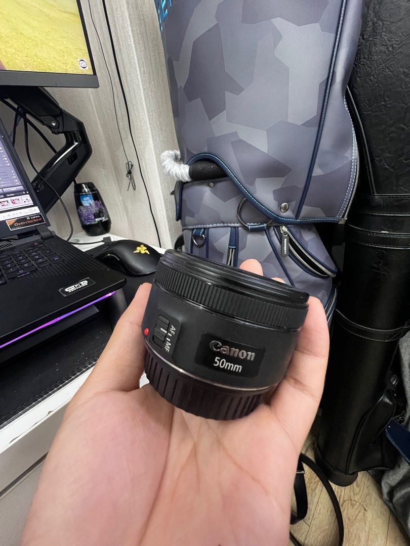 Canon fix lens 50mm f 1.8, Photography, Lens & Kits on Carousell